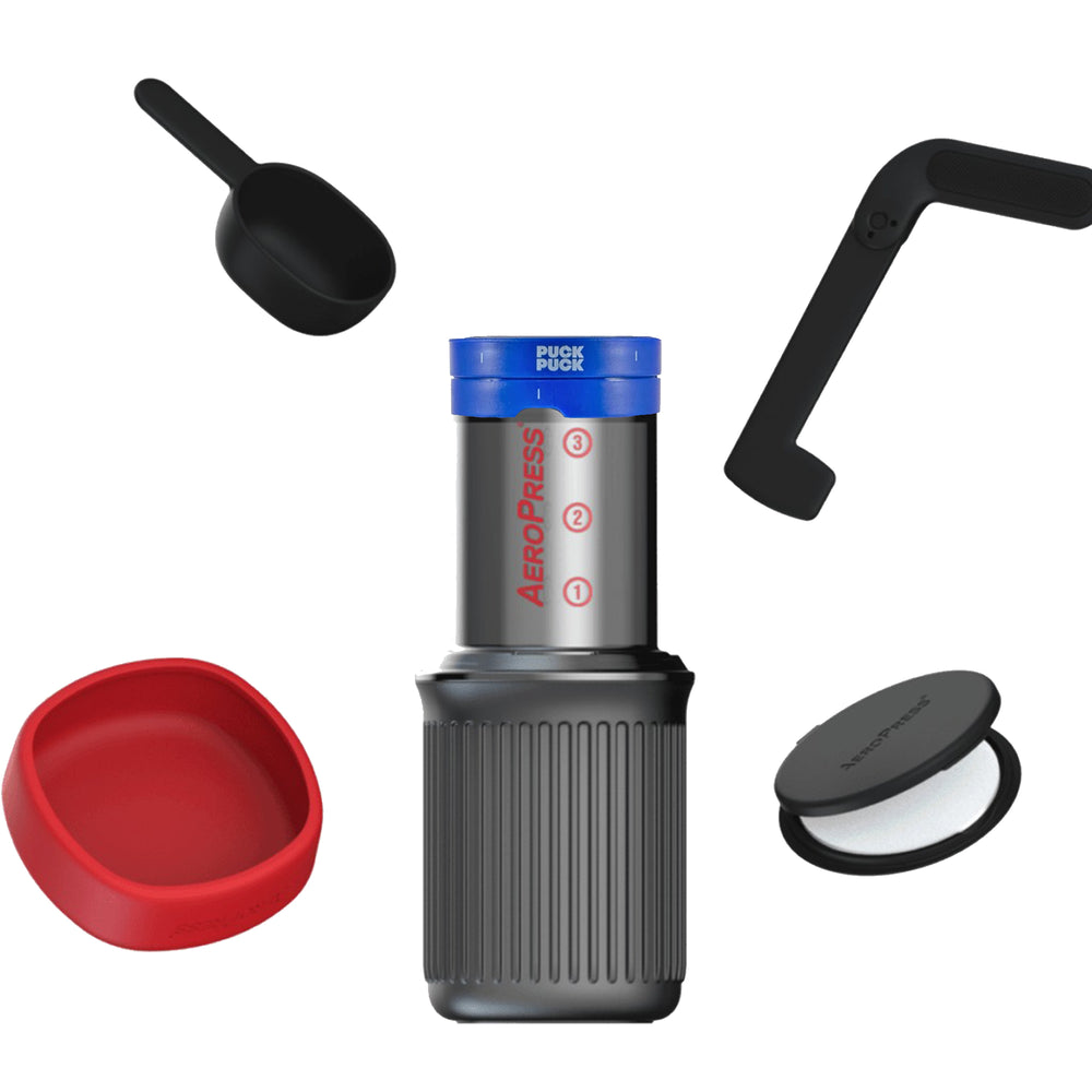 AEROPRESS GO COFFEE MAKER & PUCK PUCK COMBO | Benki Brewing Tools